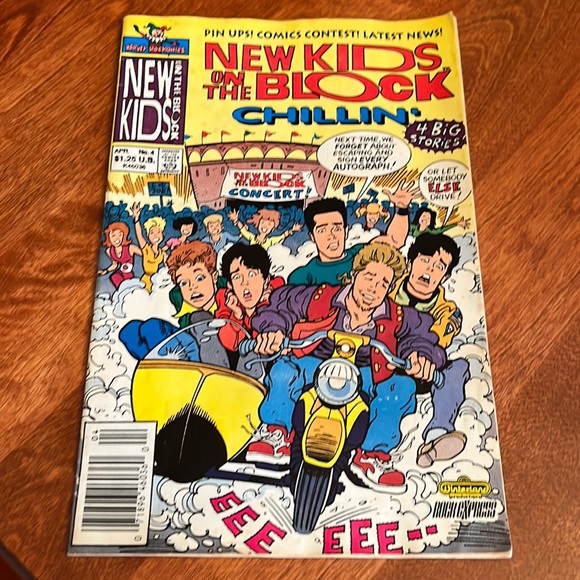 Harvey Rockomics | Other | Vintage 991 New Kids On The Block Comic Book ...